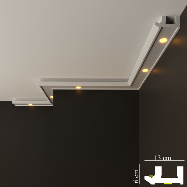 Led Cornice Coving Moulding VLS08