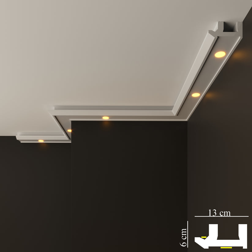 Led Cornice Coving Moulding VLS08